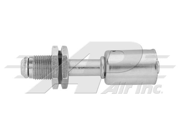 Straight #6 Beadlock Male Flare Bulkhead Fitting - Walmart.com
