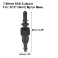 Straight 7.89mm-Fuel Line Hose Quick Release Connector Disconnect Hose ...