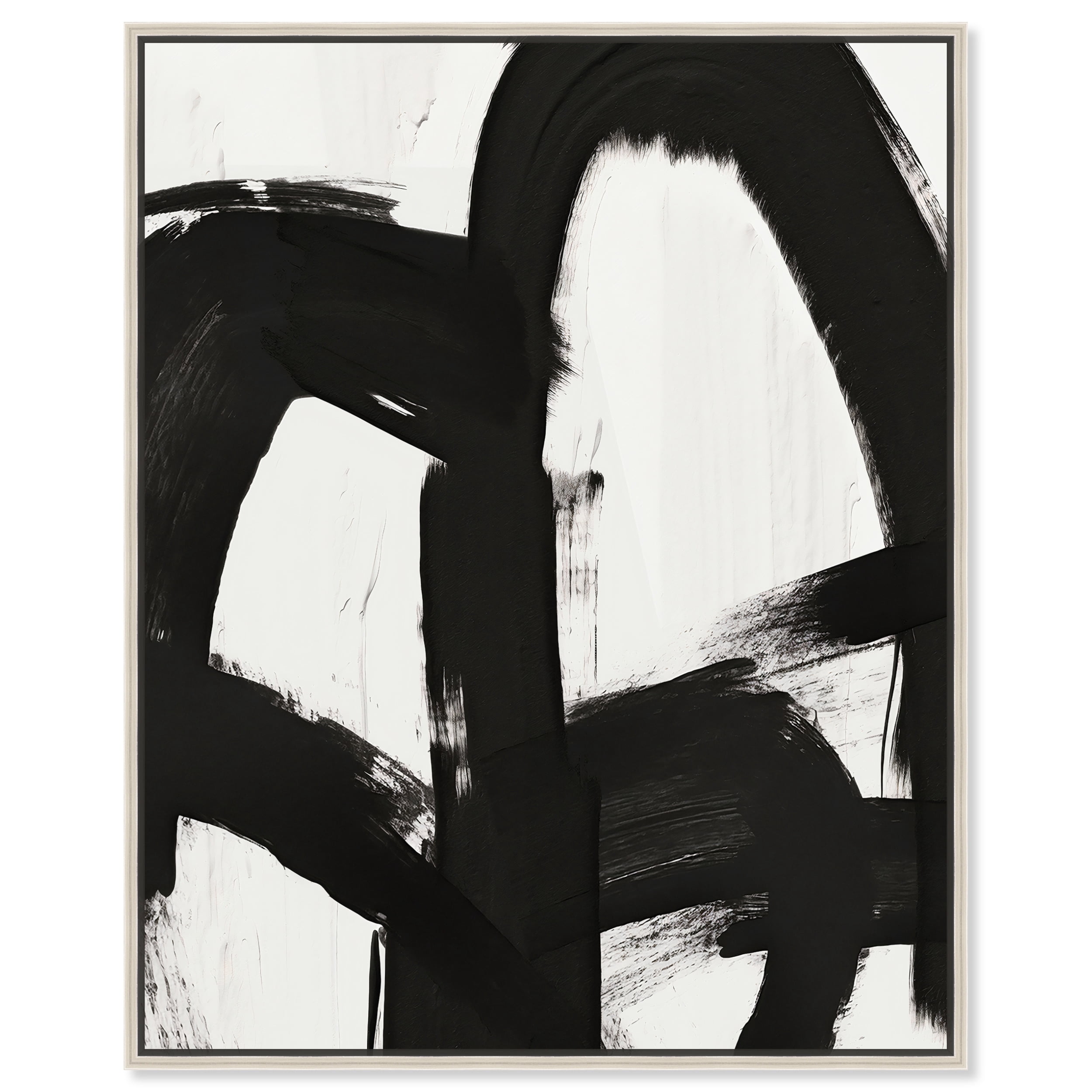 Straight Black Hair Couple Masculine Abstract Man Cave Canvas Wall Art ...