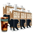 Straight Black Organic Cold Brew Coffee, 32 fl oz, 6 pack - Extra ...