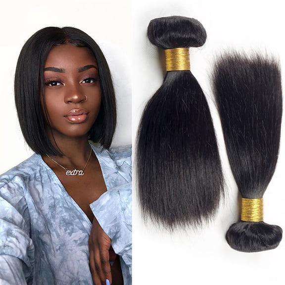 LUVME Real Human Hair Bundles 16 18 20 inch Messy Burmese Curly 100% ...