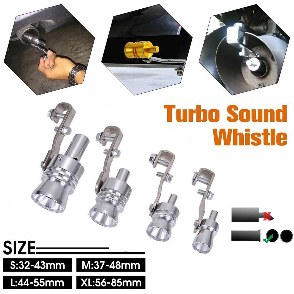 Straight Car Exhaust Tailpipe, Whistle Sound Accessory, Stainless Steel ...