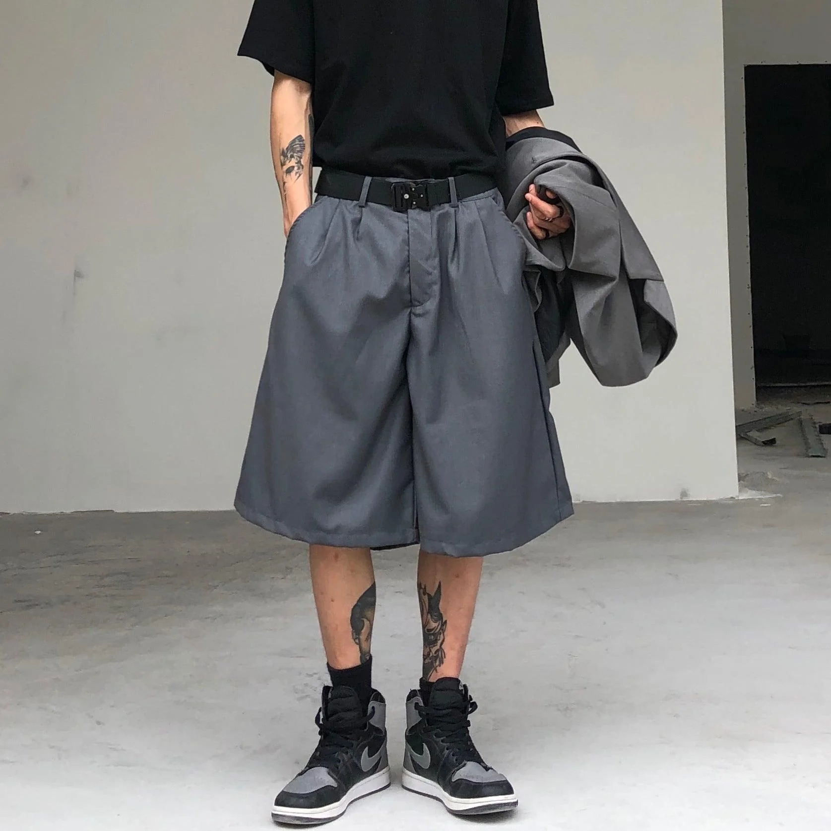 Straight Casual Summer Loose Suit Shorts For Men And Women - Walmart.com