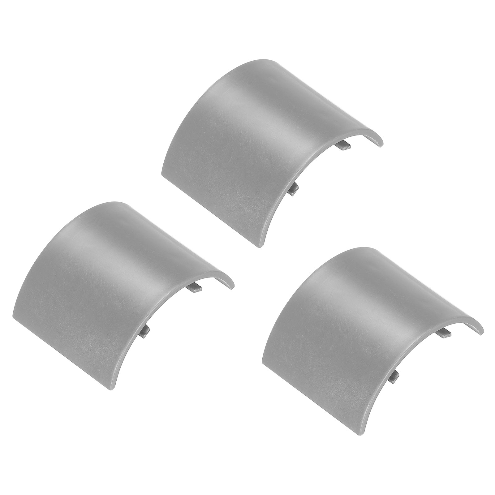 Straight Connectors Small Cord Cover Half Round 1.26 Inch x 0.47 Inch ...