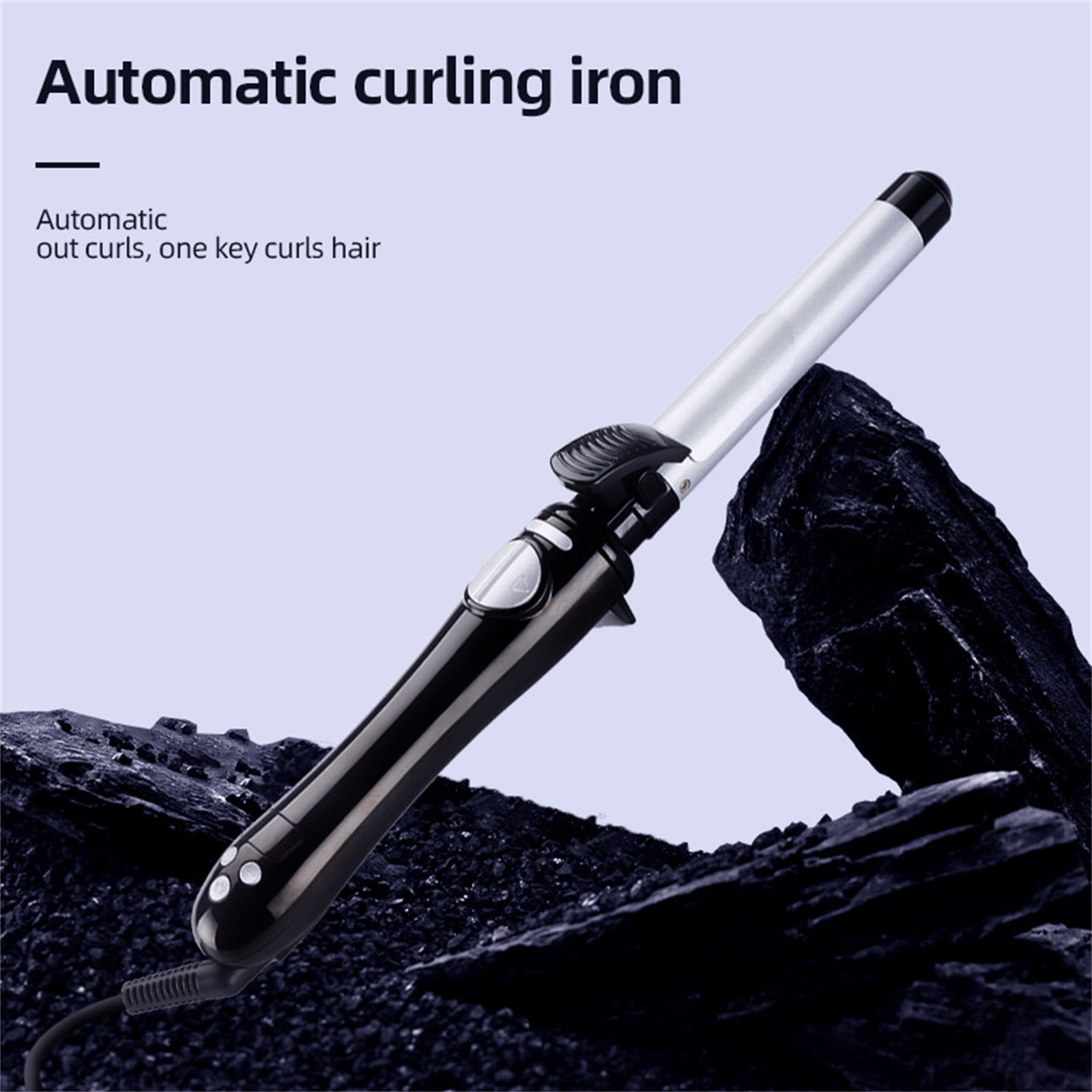 Straight & Curler Rotating Automatic Curling Long Barrel with ...