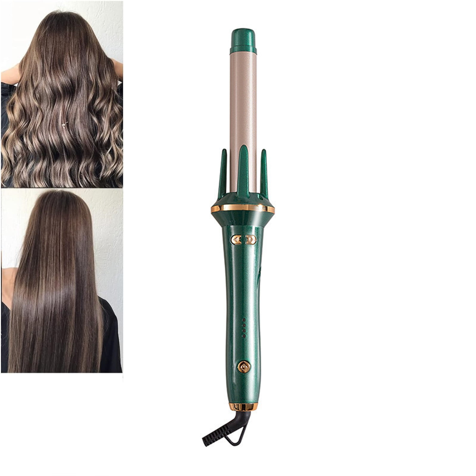 Straight & Curler Rotating Curling Automatic Hair Styler Big Curling ...