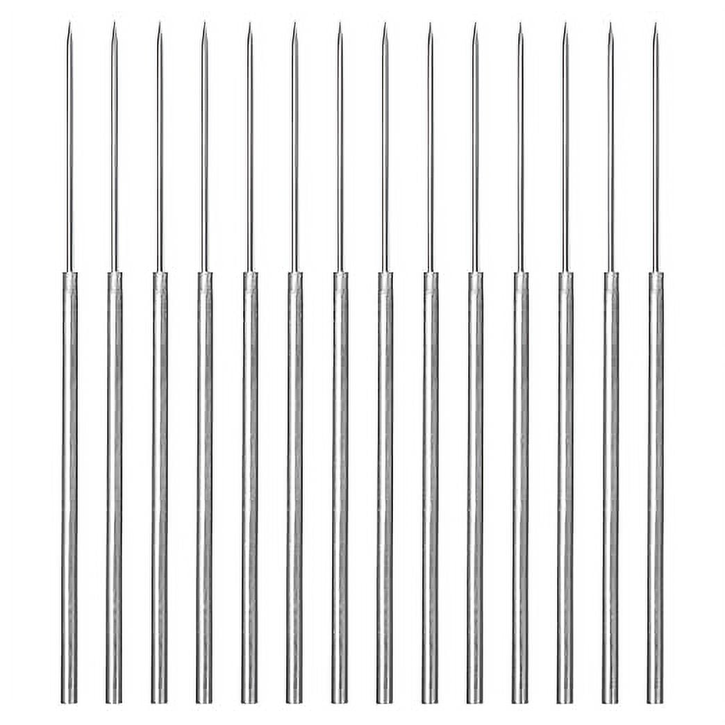 Straight Dissecting Needles 14pcs Stainless Steel Single Ended Insect ...