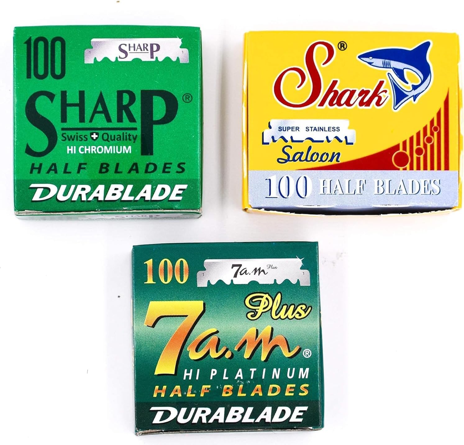 Straight Edge Barber Razor/Shavette Razor Blade Variety Pack - 300 ...