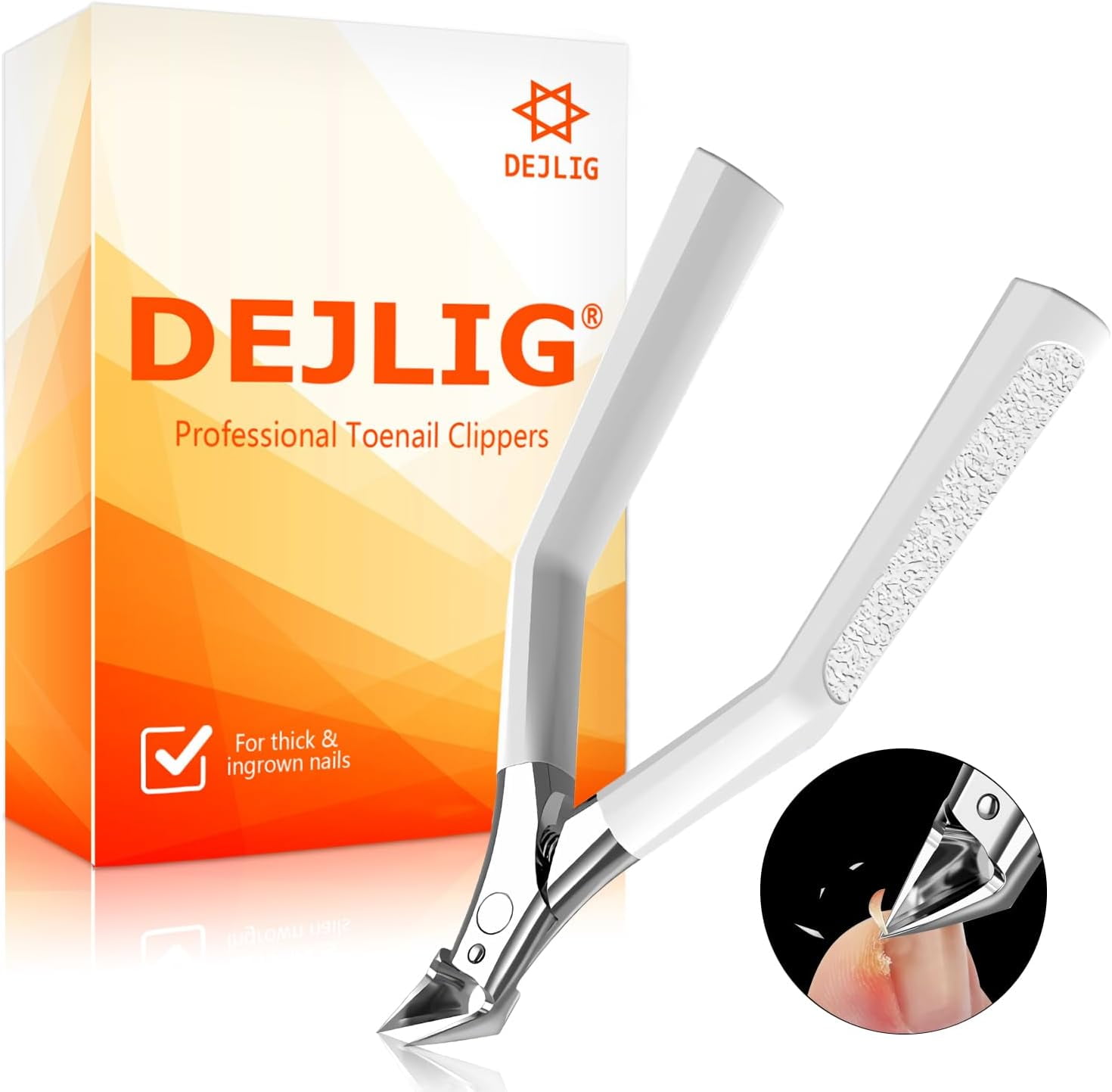 Straight Edge Toenail Clippers for Ingrown Toenails, Straight Nail ...