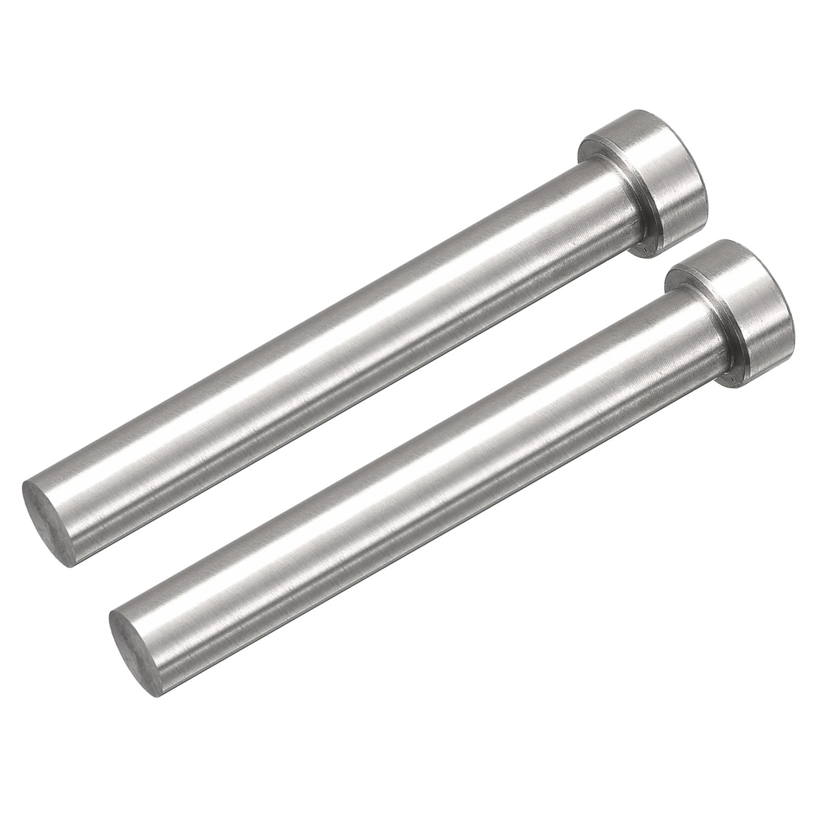 Straight Ejector Pins, 12mm Dia 65Mn Steel Round Tip Punch 100 Length ...