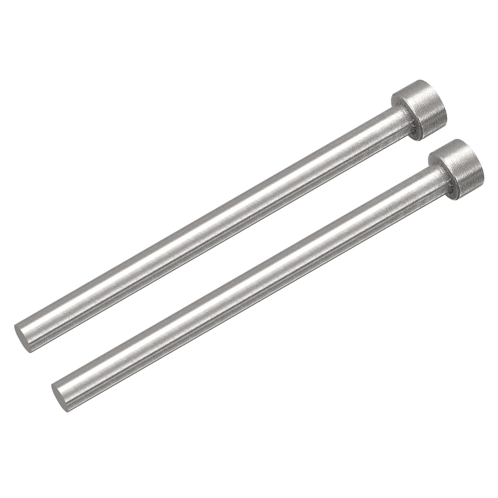 Straight Ejector Pins, 6mm Dia 65Mn Steel Round Tip Punch 100 Length ...