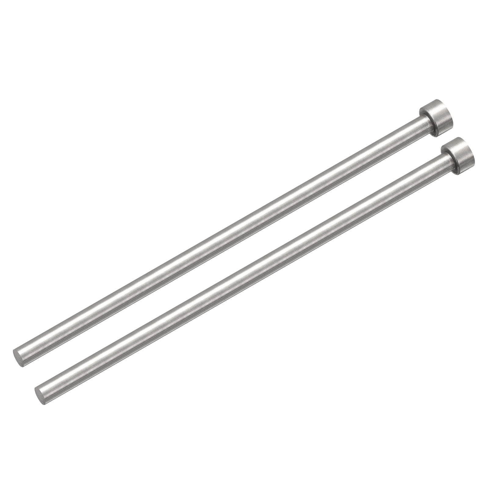 Straight Ejector Pins, 8.5mm Dia 65Mn Steel Round Tip Punch 200 Length ...