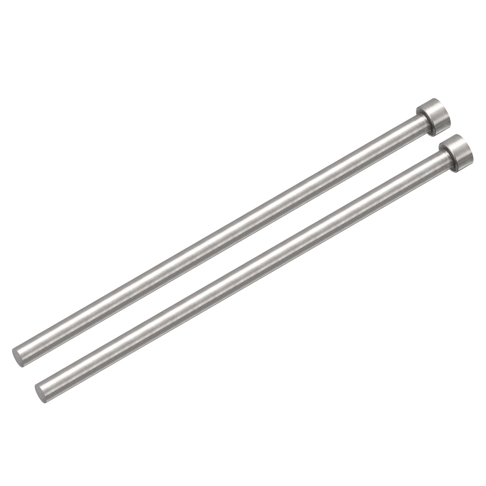 Straight Ejector Pins, 9mm Dia 65Mn Steel Round Tip Punch 200 Length ...