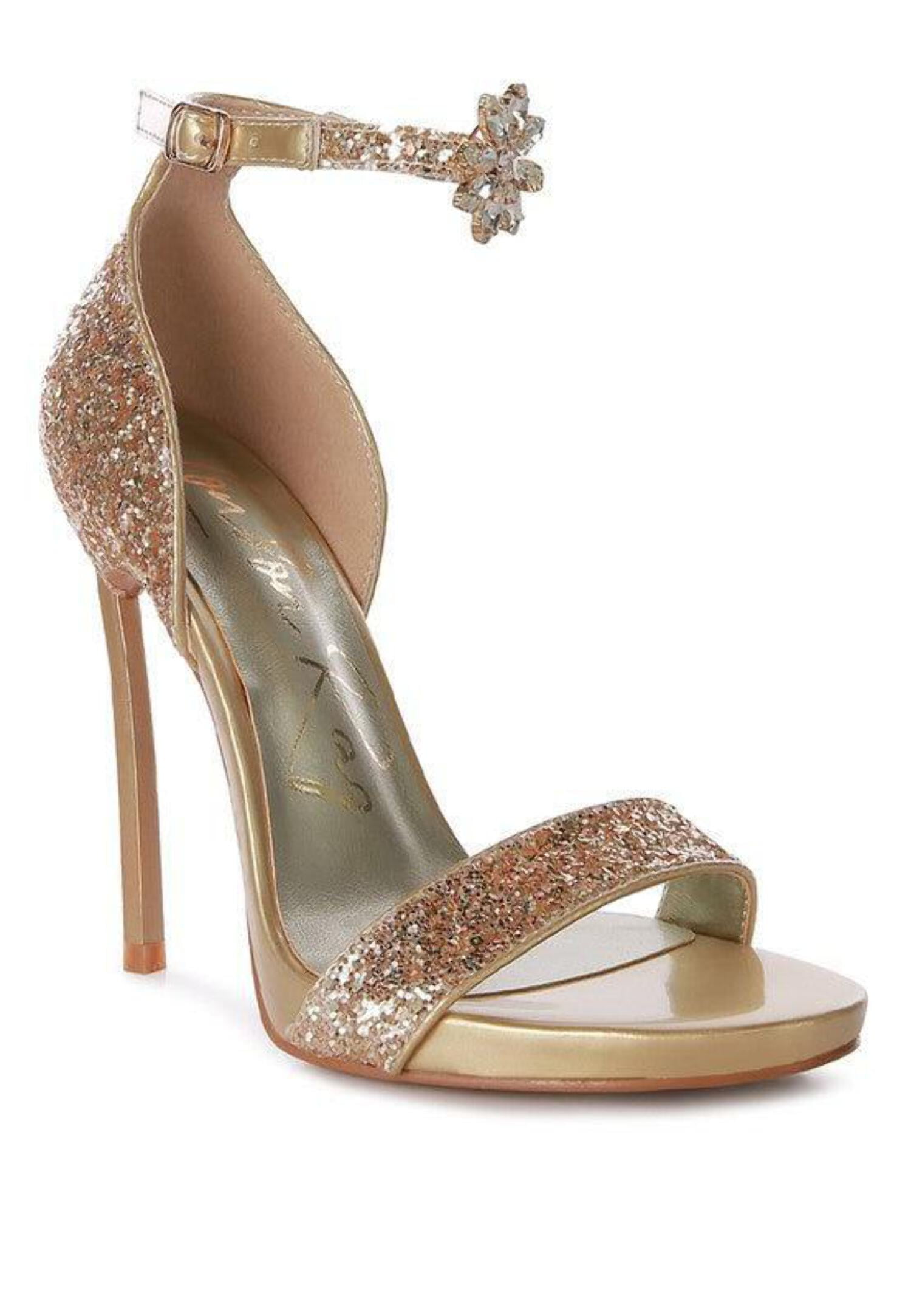 Straight Fire High Heel Glitter Stilettos - Walmart.com