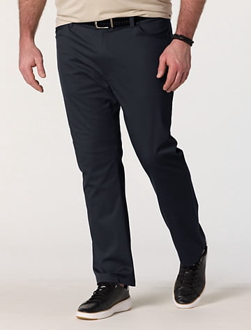 Straight-Fit 5-Pocket Tech Pants Anthracite 50 x 28 - Walmart.com