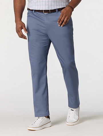 Straight-Fit 5-Pocket Tech Pants Flint Stone 52 x 28 - Walmart.com