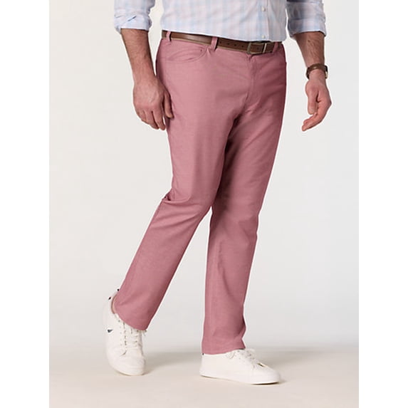 Straight-Fit 5-Pocket Tech Pants Red Heather 50 x 32 - Walmart.com
