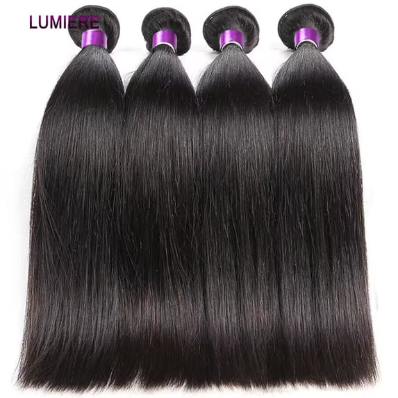 Straight Hair Bundles Deal Natural Straight Human Hair Bundle 8-40 Inch ...