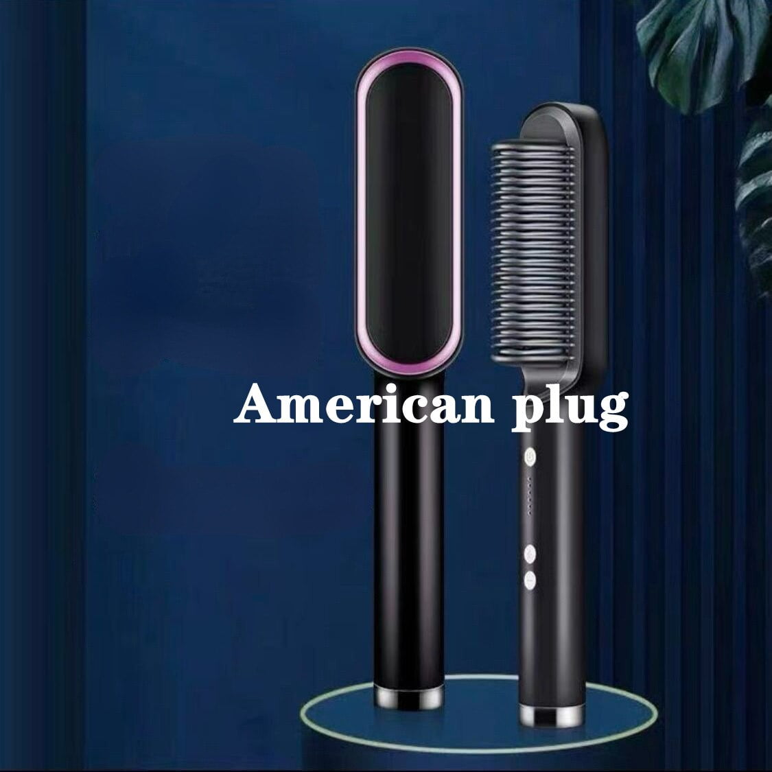 Straight Hair Comb Ins Negative Ion Won't Hurt Hair Curler Fluffy ...