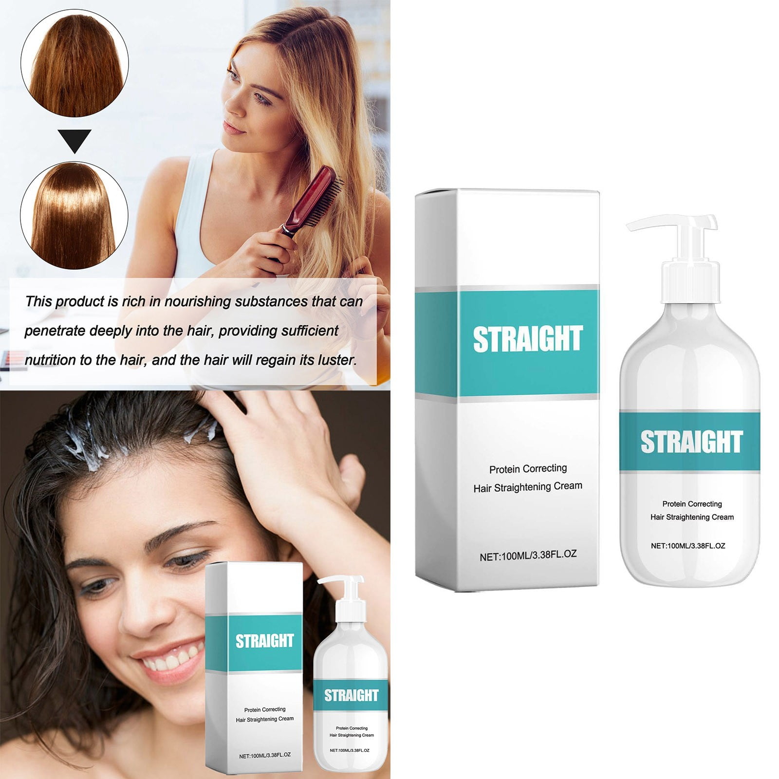 Straight Hair Smoothing And Damaging Hair Avoiding Straightening ...