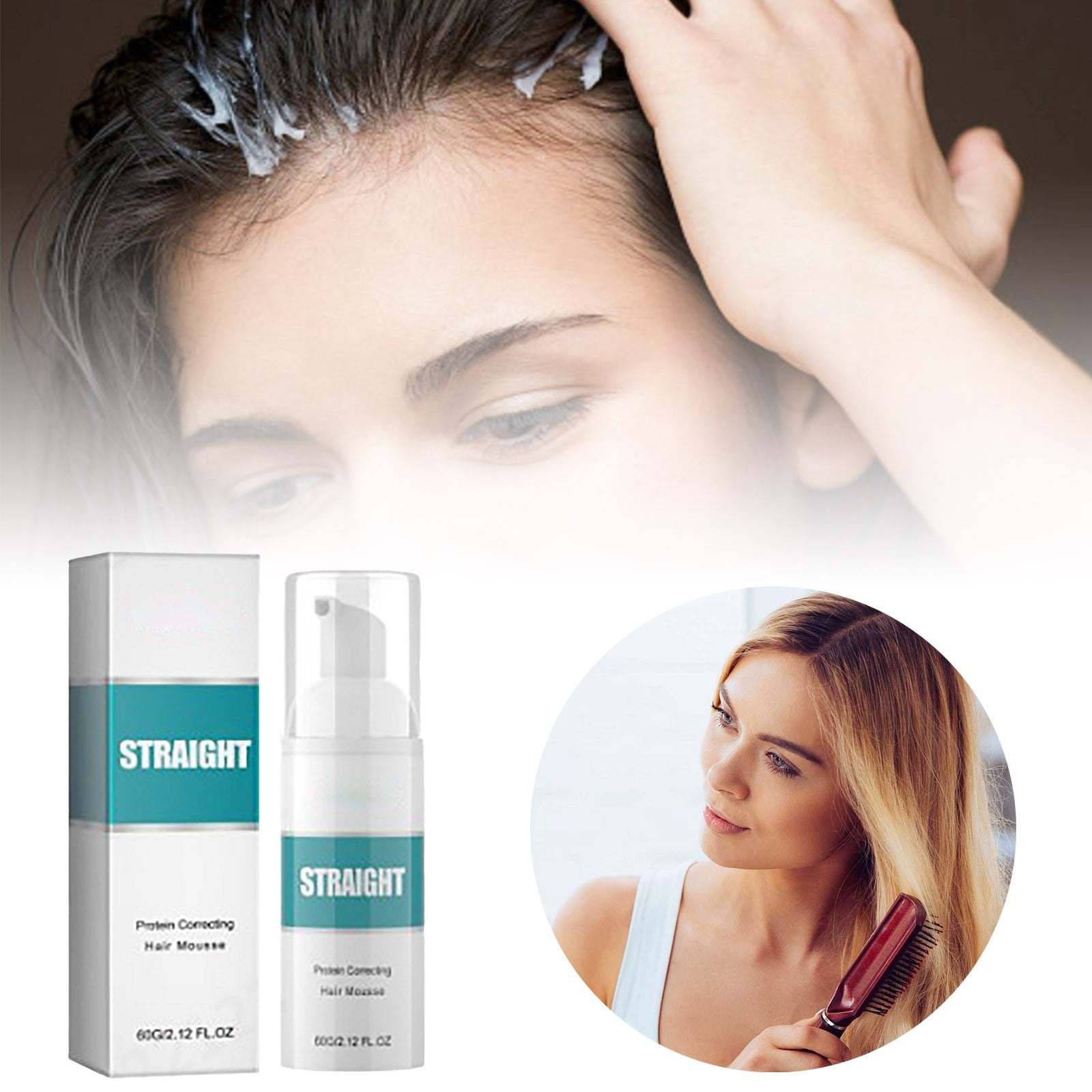 Straight Hair To Smooth Out Frizzy And Damaged Hair Without ...