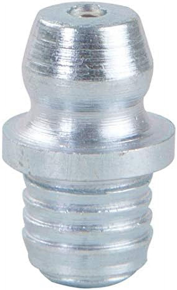 Straight Head Angle, Drive (Push-In) Grease Fitting, Zinc-Plated Steel ...
