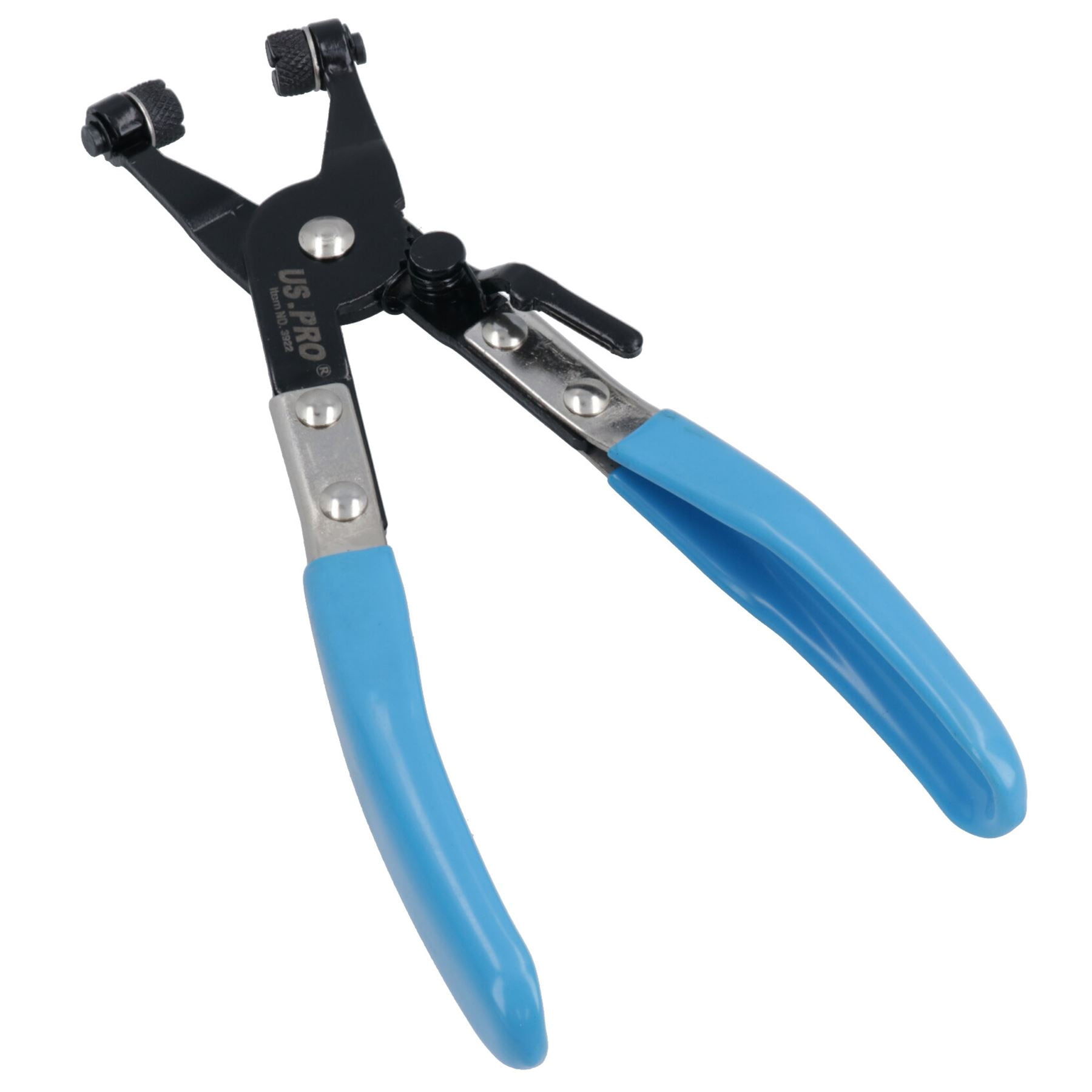 Straight Hose Clamp Removal Remover Pliers With Cross Slot Jaws Swivel ...
