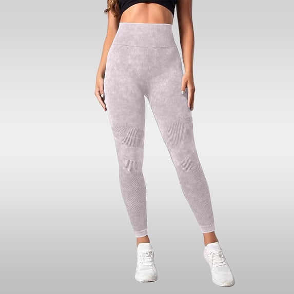 Straight Leg Yoga Pants for Women Tummy Control Compression Butt ...