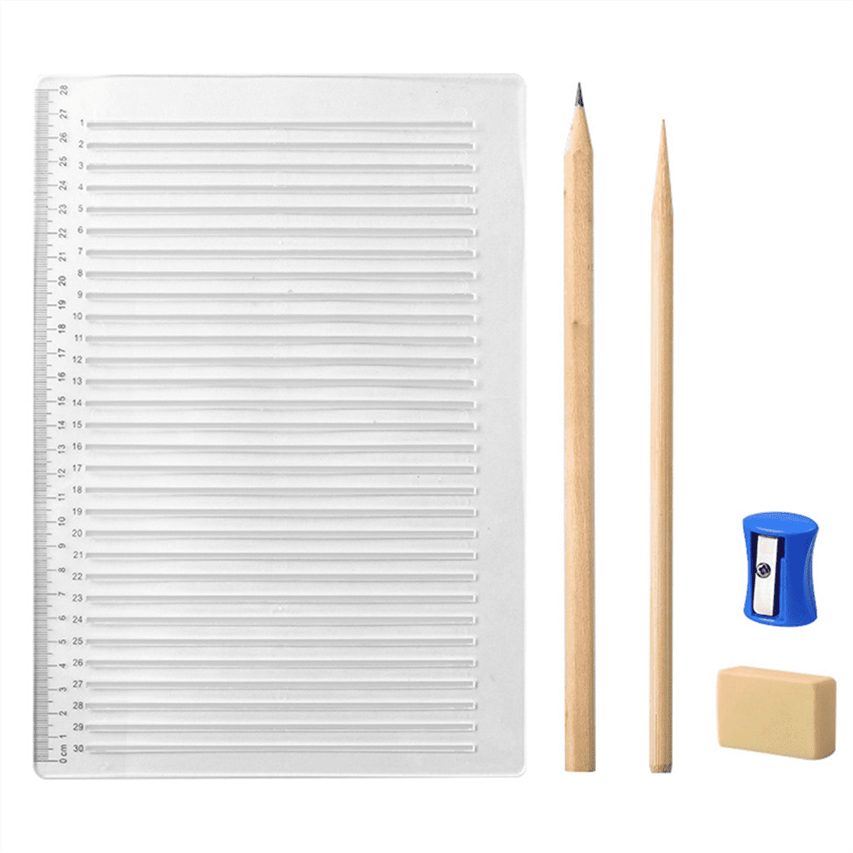 Straight Line Drawing Stencil Template Calligraphy Stencil Measuring ...