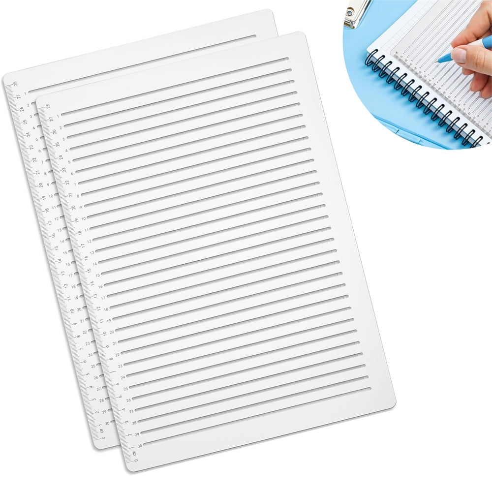 Straight Line Stencil,Clear Spacing Line Drawing Stencils,Writing Guide ...