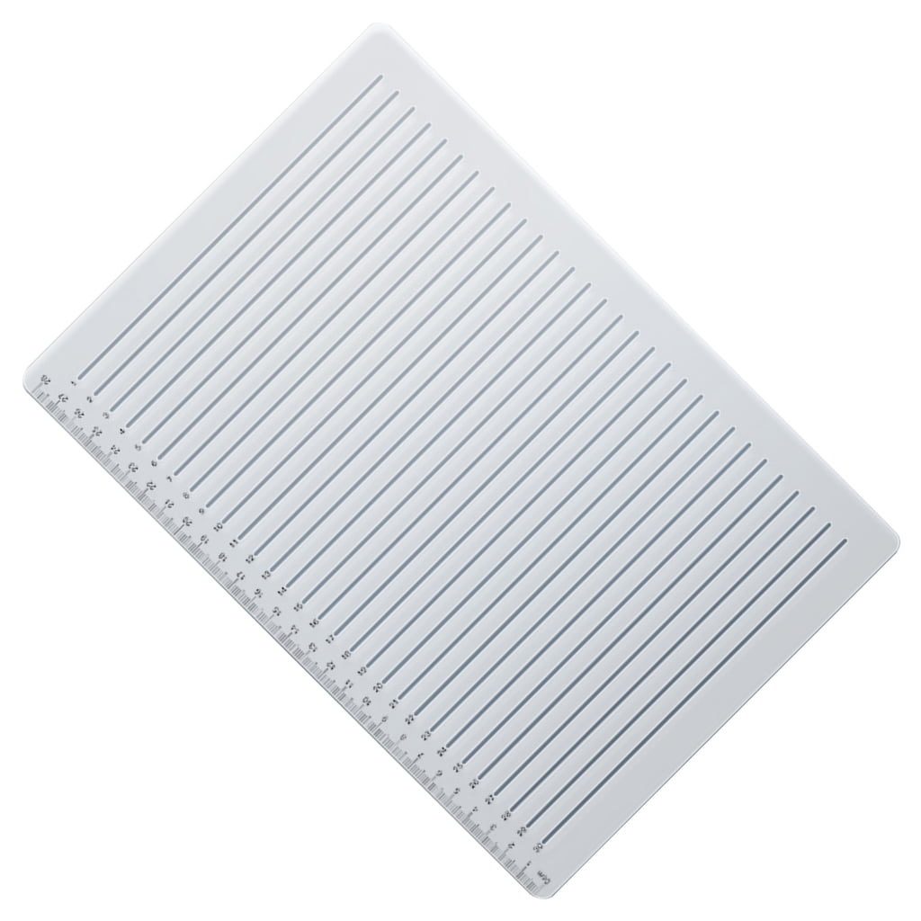 Straight Line Stencil Template College Ruled Spacing Line Drawing ...