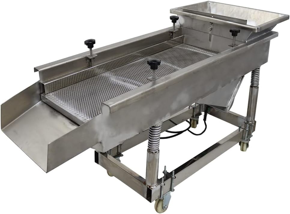 Straight Linear Vibrating Sieve Screen Shaker Linear Sifter Stainless ...
