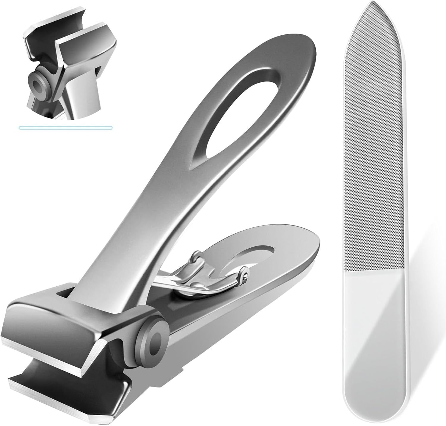 Straight Nail Clipper, Heavy Duty Toenail Clippers for Thick Nails ...