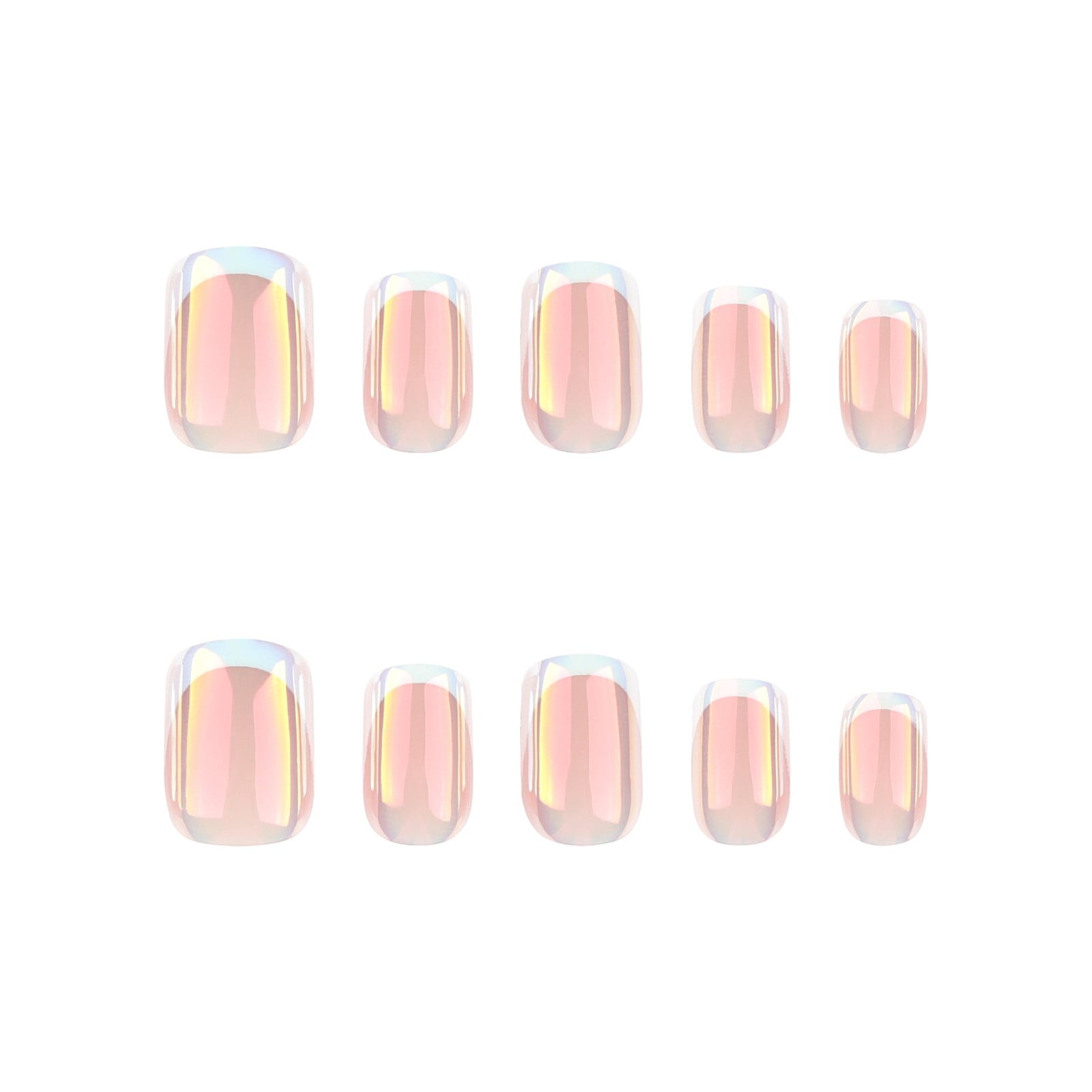 Straight Nails Tips Long on Nails Coffin Clear Long Ballerina Nail Tips ...