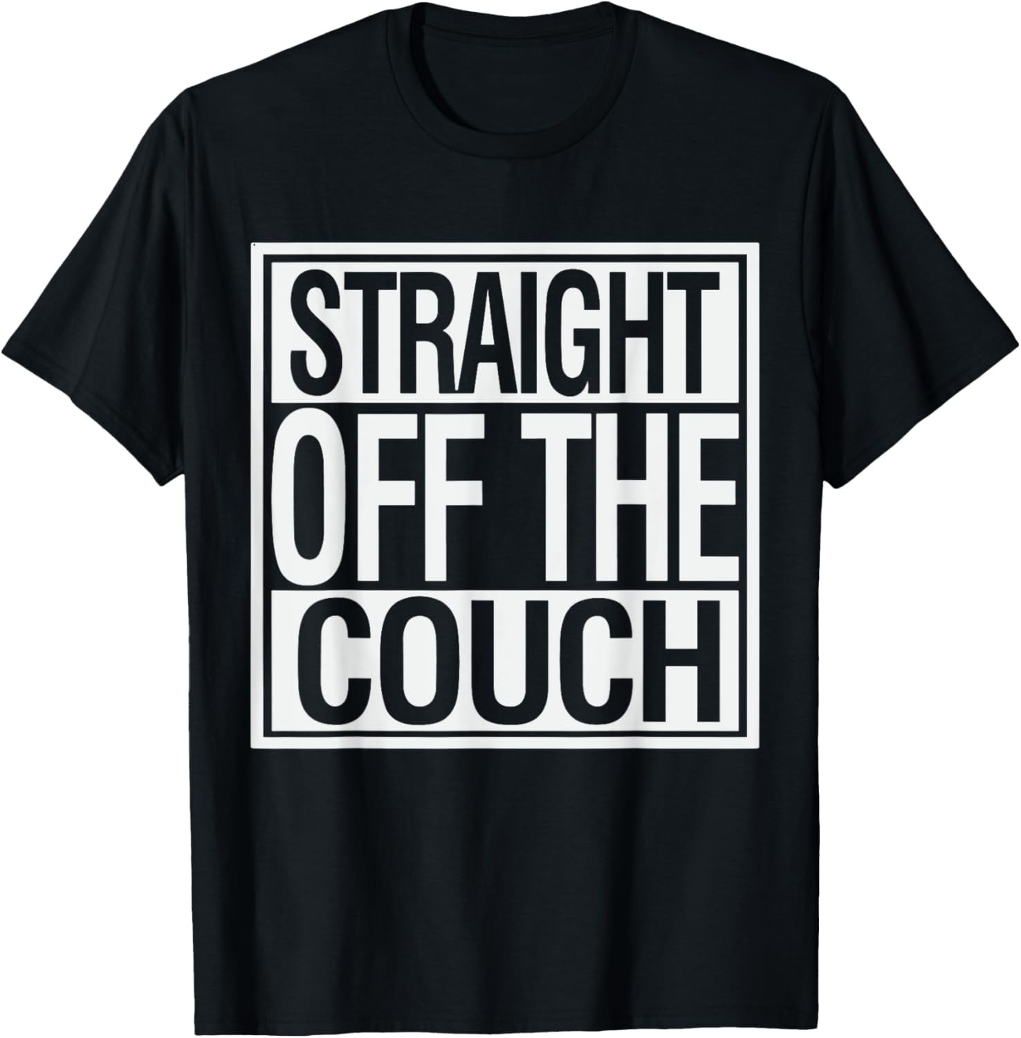Straight Off The Couch Funny Football Meme Offensive Lineman T-Shirt ...