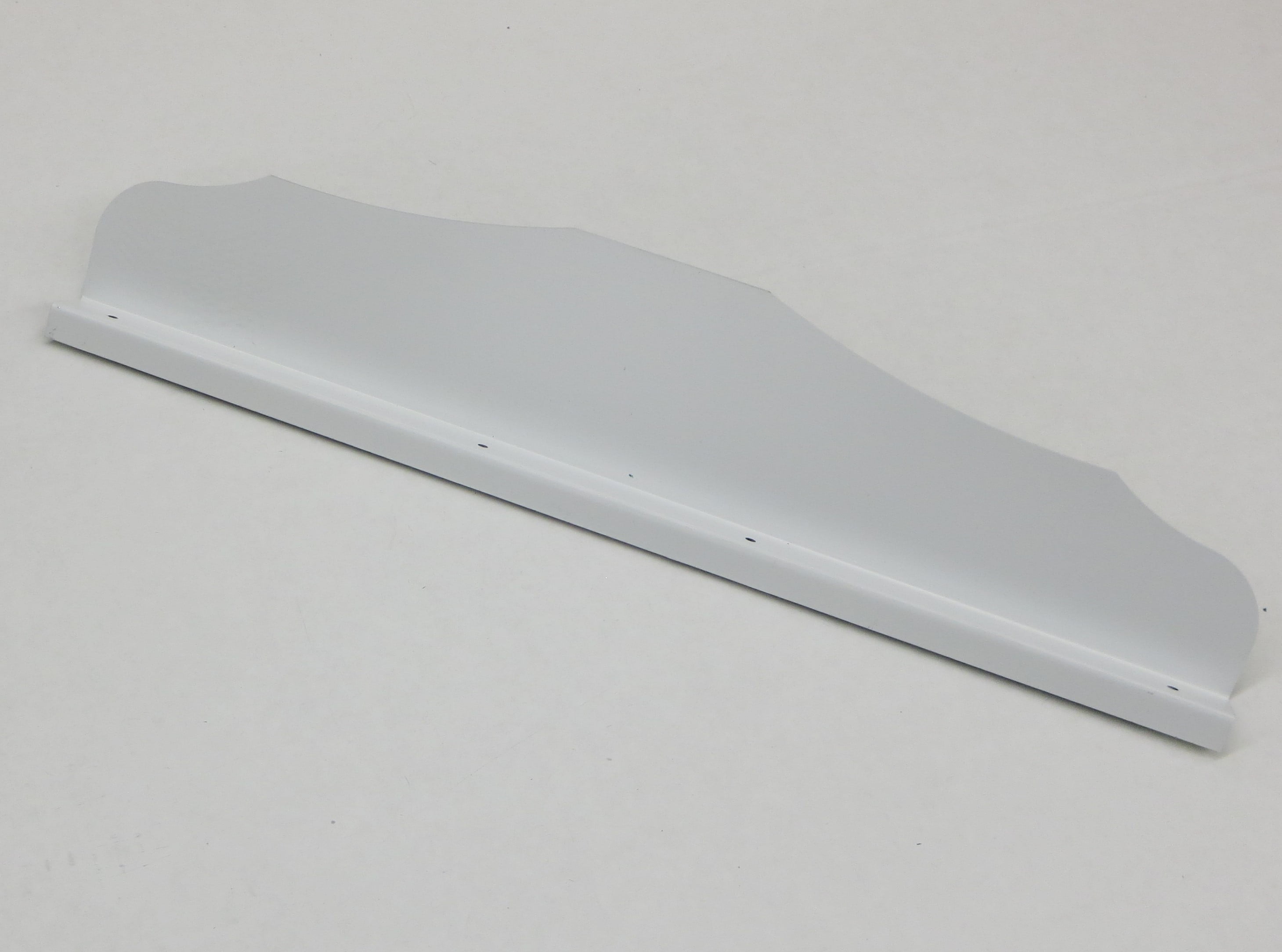 Straight Ornamental Gutter Valley Splash Guard HIGH GLOSS WHITE - 3 ct ...