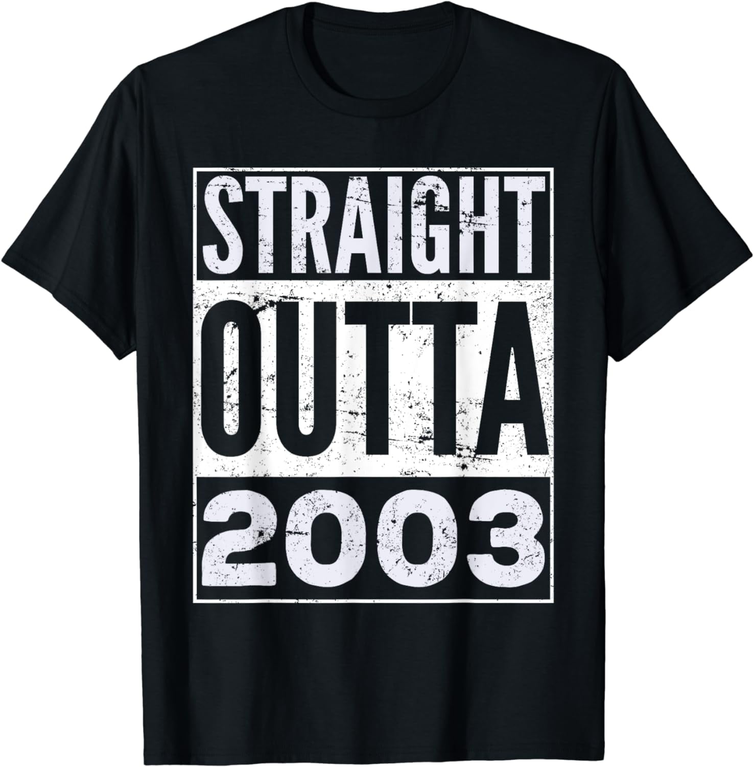 Straight Outta 2003 Funny Birthday Gift T-Shirt - Walmart.com