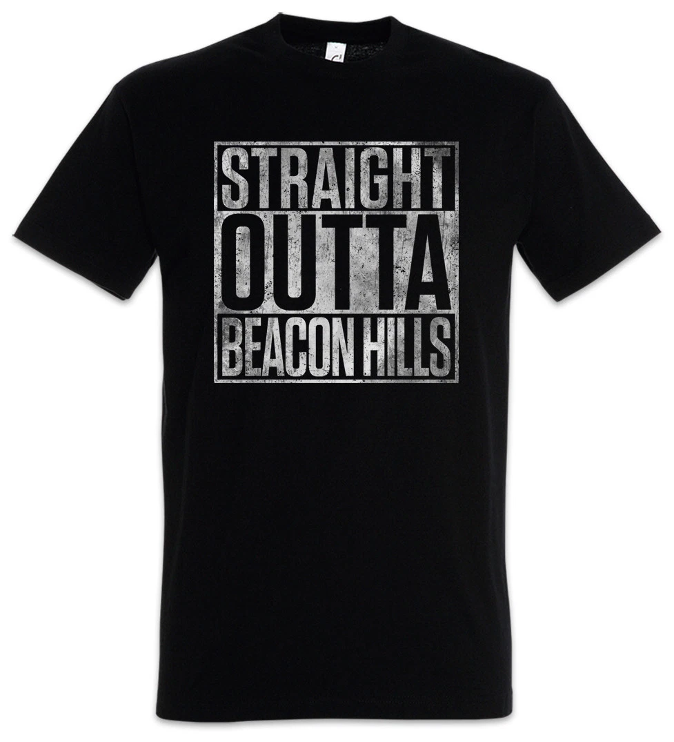 Straight Outta Beacon Hills T Shirt Fun Teen Scott Wolf McCall Allison ...