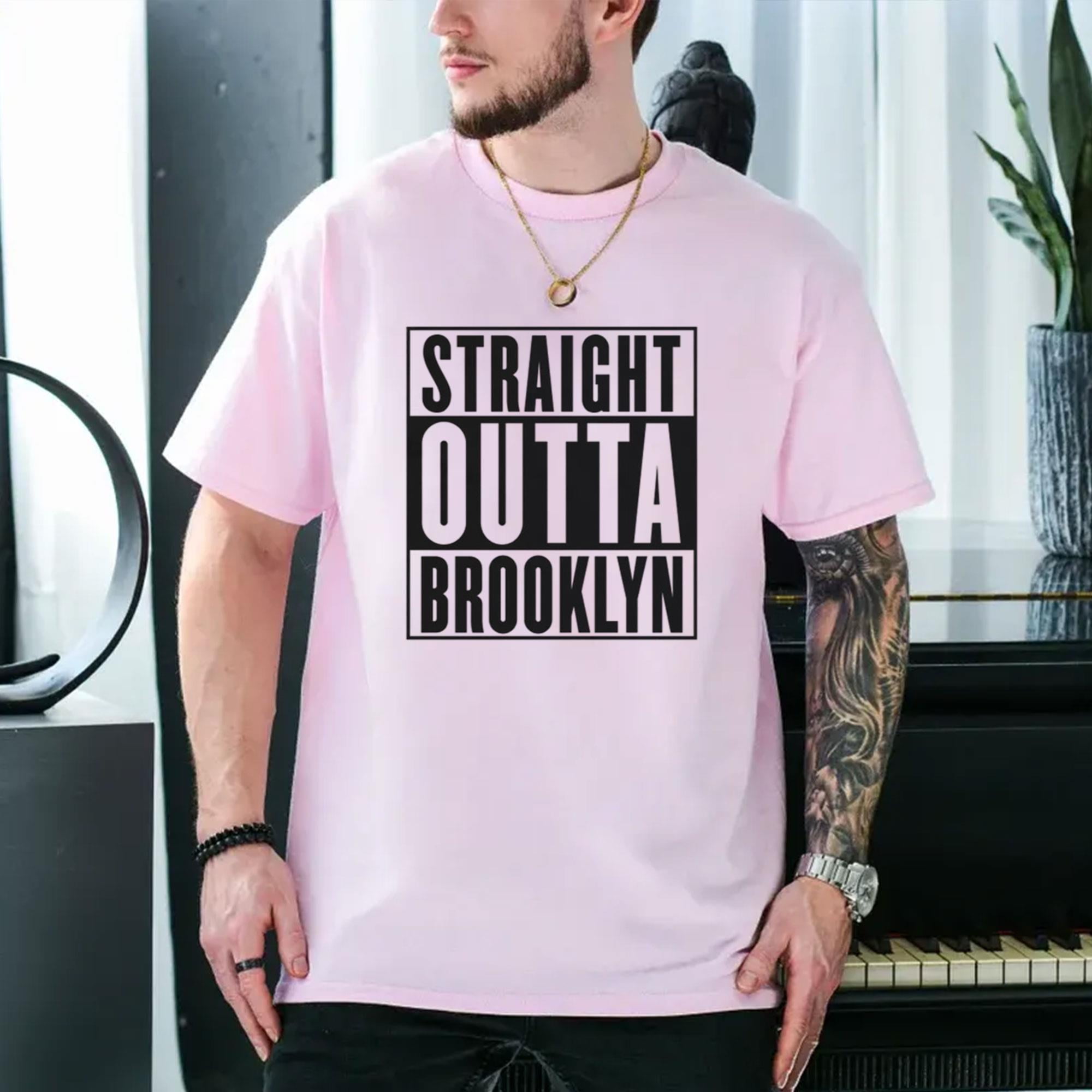 Straight Outta Brooklyn Shirt Crooklyn New York Borough NY Mens T Tee ...