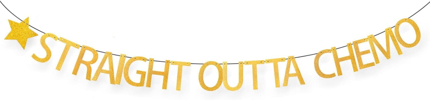 Straight Outta Chemo Banner, Cancer Theme Garland Buntin，Hope Cancer ...