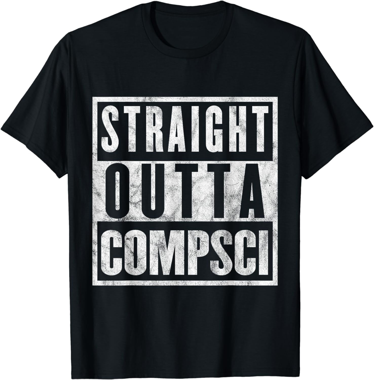 Straight Outta Comp Sci Parody Computer Science Gift T-Shirt - Walmart.com