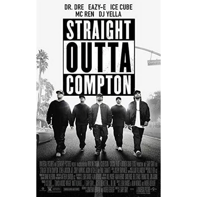 Straight Outta Compton Movie POSTER 27" x 40" Style A - Walmart.com