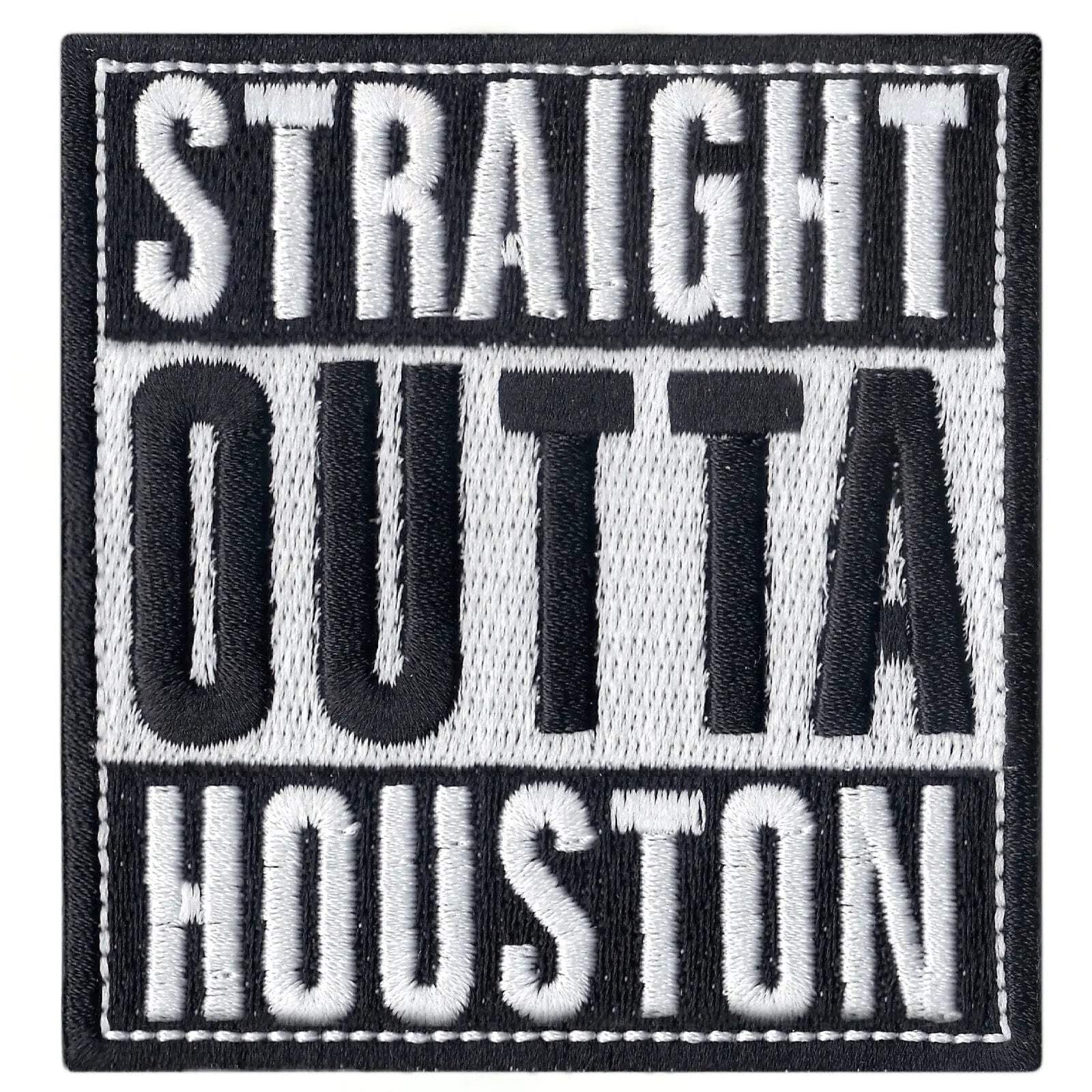 Straight Outta Houston Iron On Patch - Walmart.com