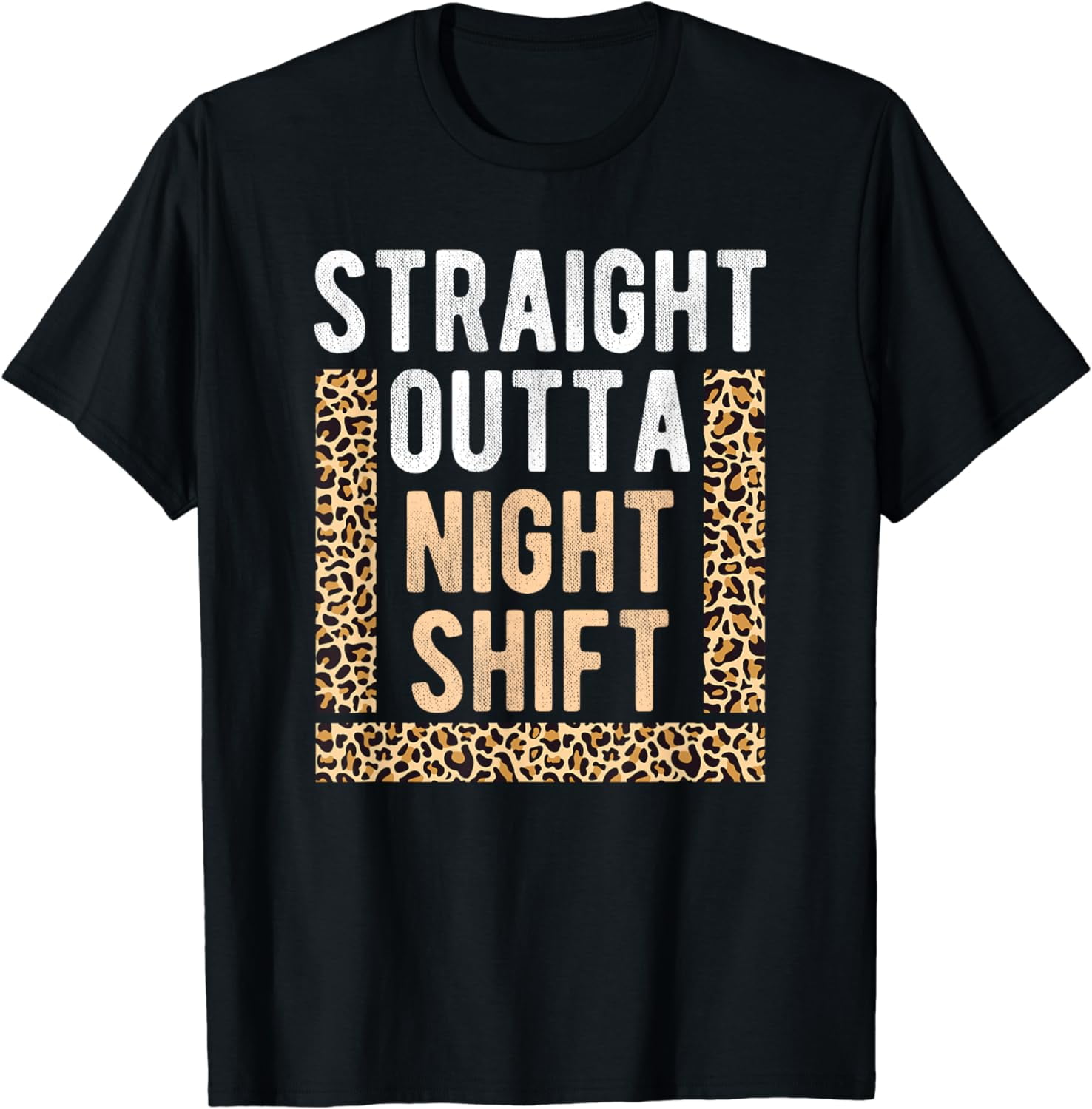 Straight Outta Night Shift Nursing Healthcare Week Work T-Shirt ...