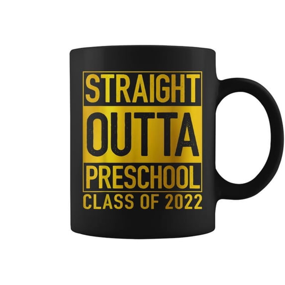 Straight Outta Preschool Class Of 2022 Graduation PreSchool - Walmart.com