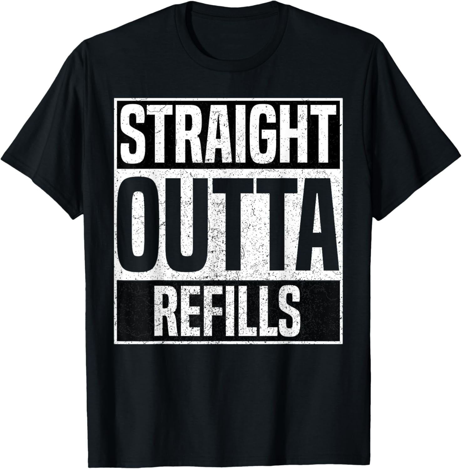 Straight Outta Refills Funny Pharmacy Technician Pharmacist T-Shirt ...
