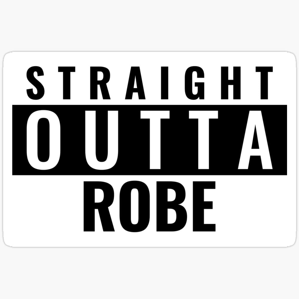 Straight Outta Robe South Australia Sticker Phone Decal Water Bottle ...
