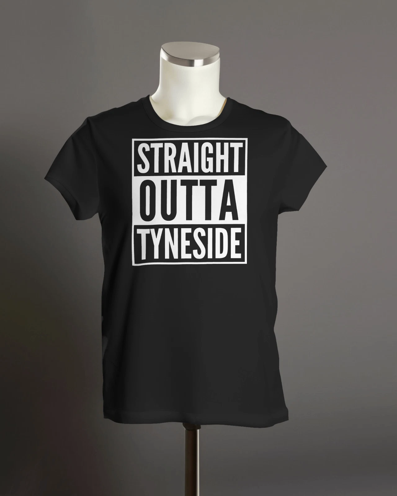 Straight Outta TYNESIDE T-Shirt | Newcastle Geordies Magpie Toon ...