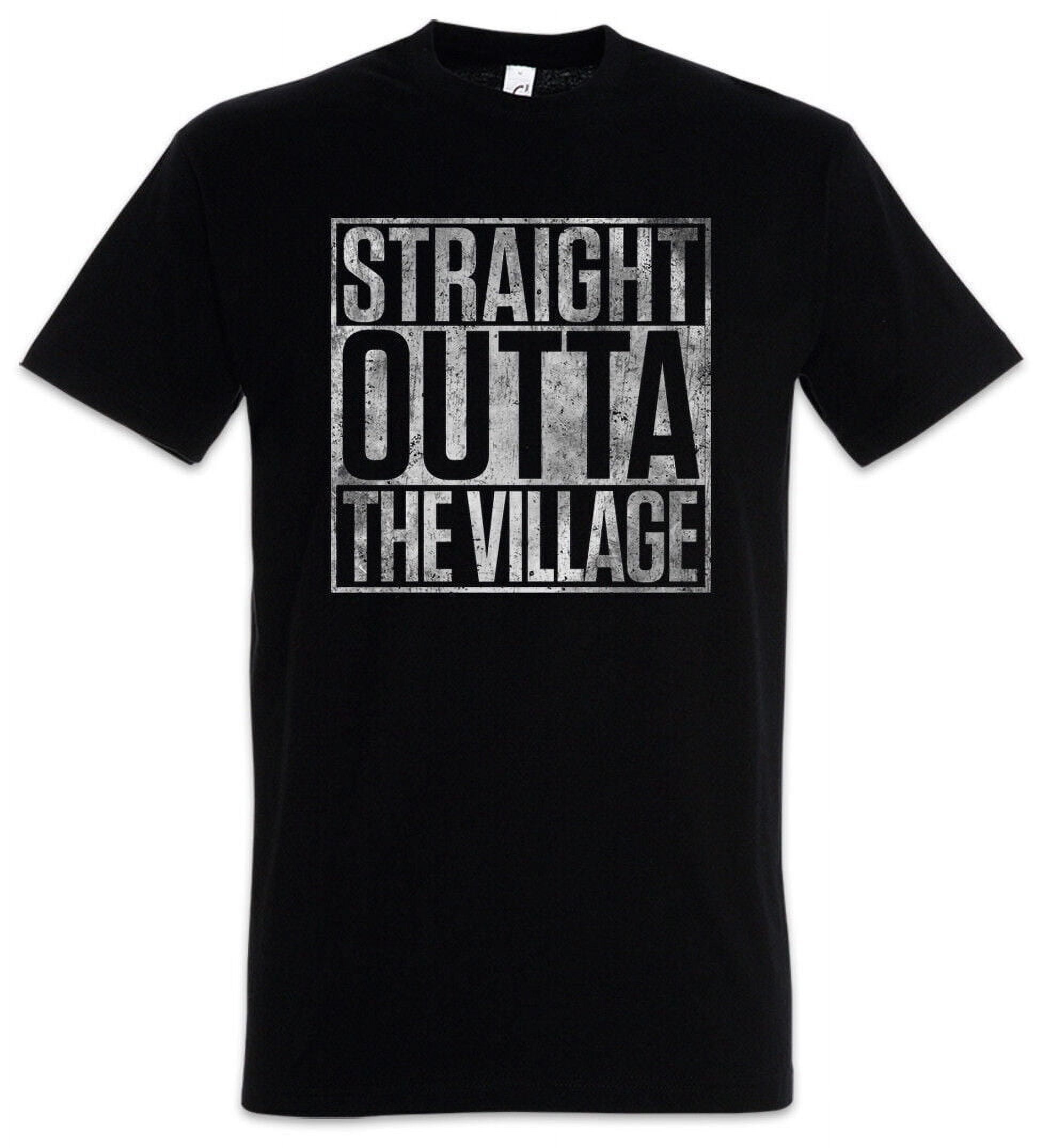 Straight Outta The Village T-Shirt The Fun Nummer 6 Prisoner Number Butler Six - Walmart.com