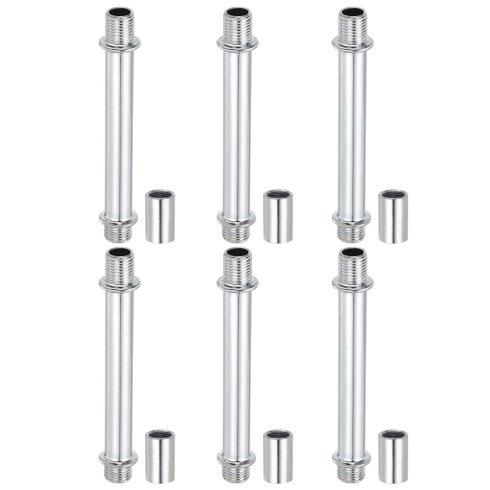 Uxcell Straight Pipe Lamp Stems Rod Kit, M10 80mm l Rod with Nut ...